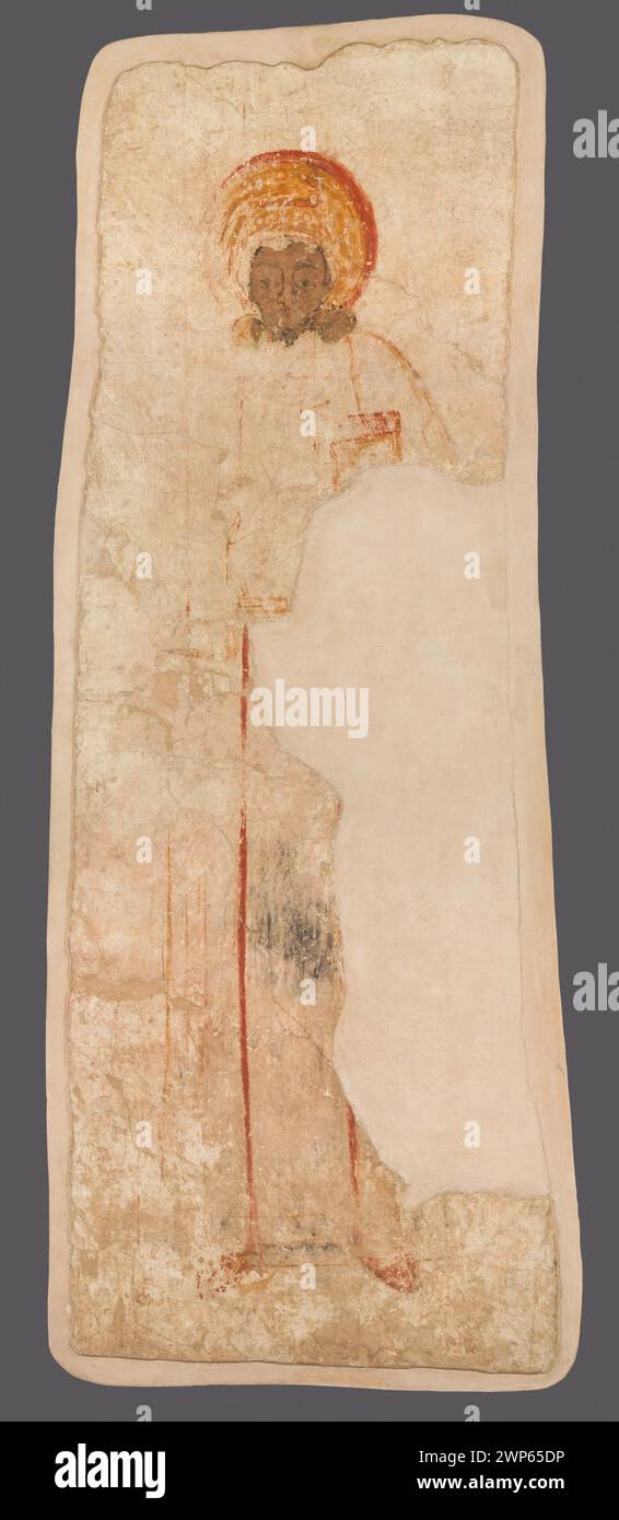 Faras, Sudan wall paintings from 951-1000 depict Saint Stephen, apostle ...