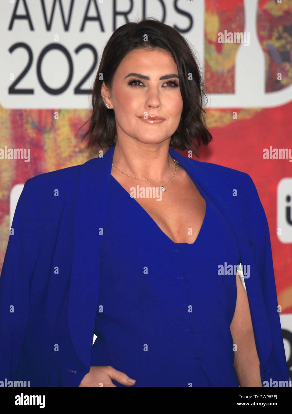 London, UK. Aimee Vivian at the BRIT Awards 2024. The O2 Arena. 2nd ...