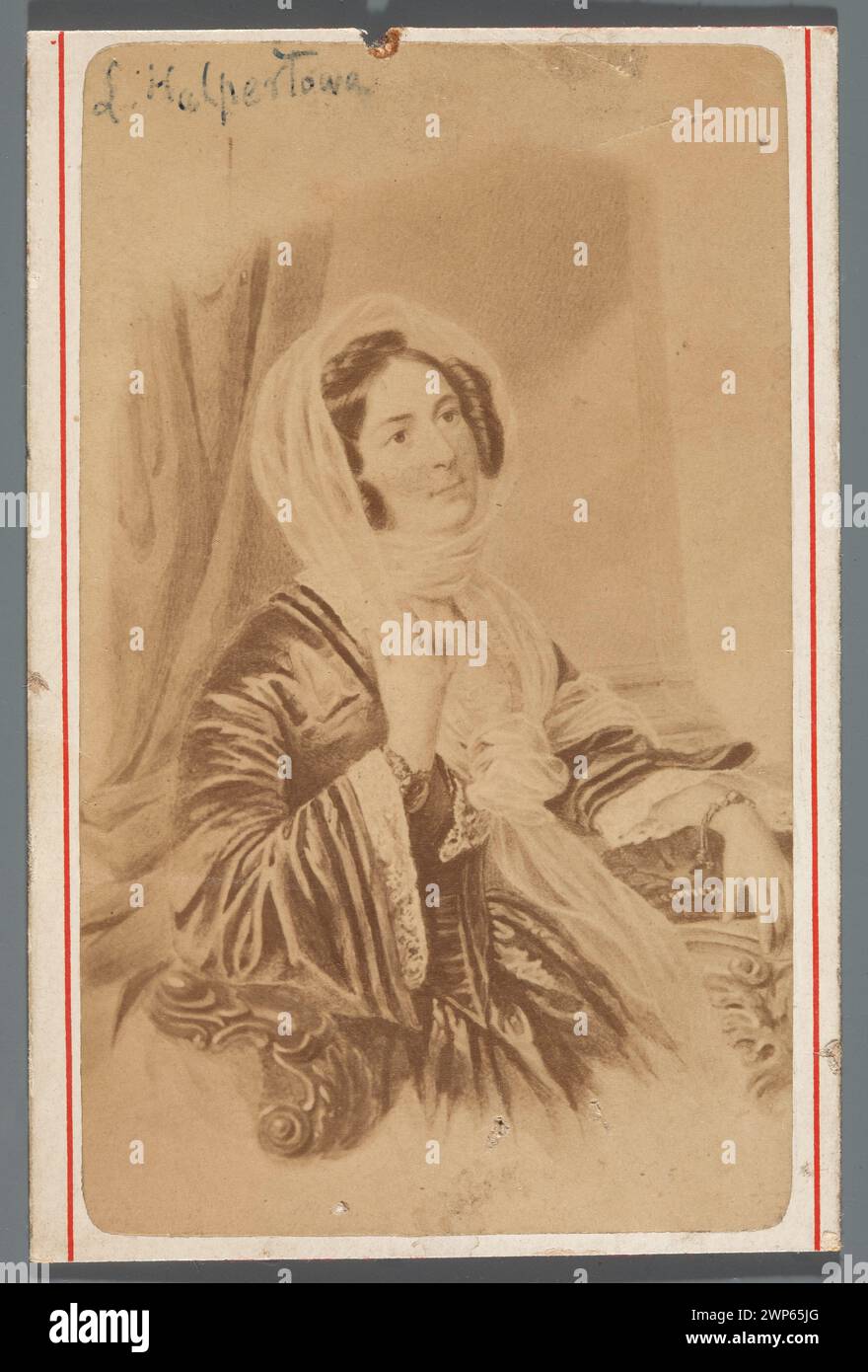 Figure photography: portrait of Leontyna Halpertowa (1803-1895 ...