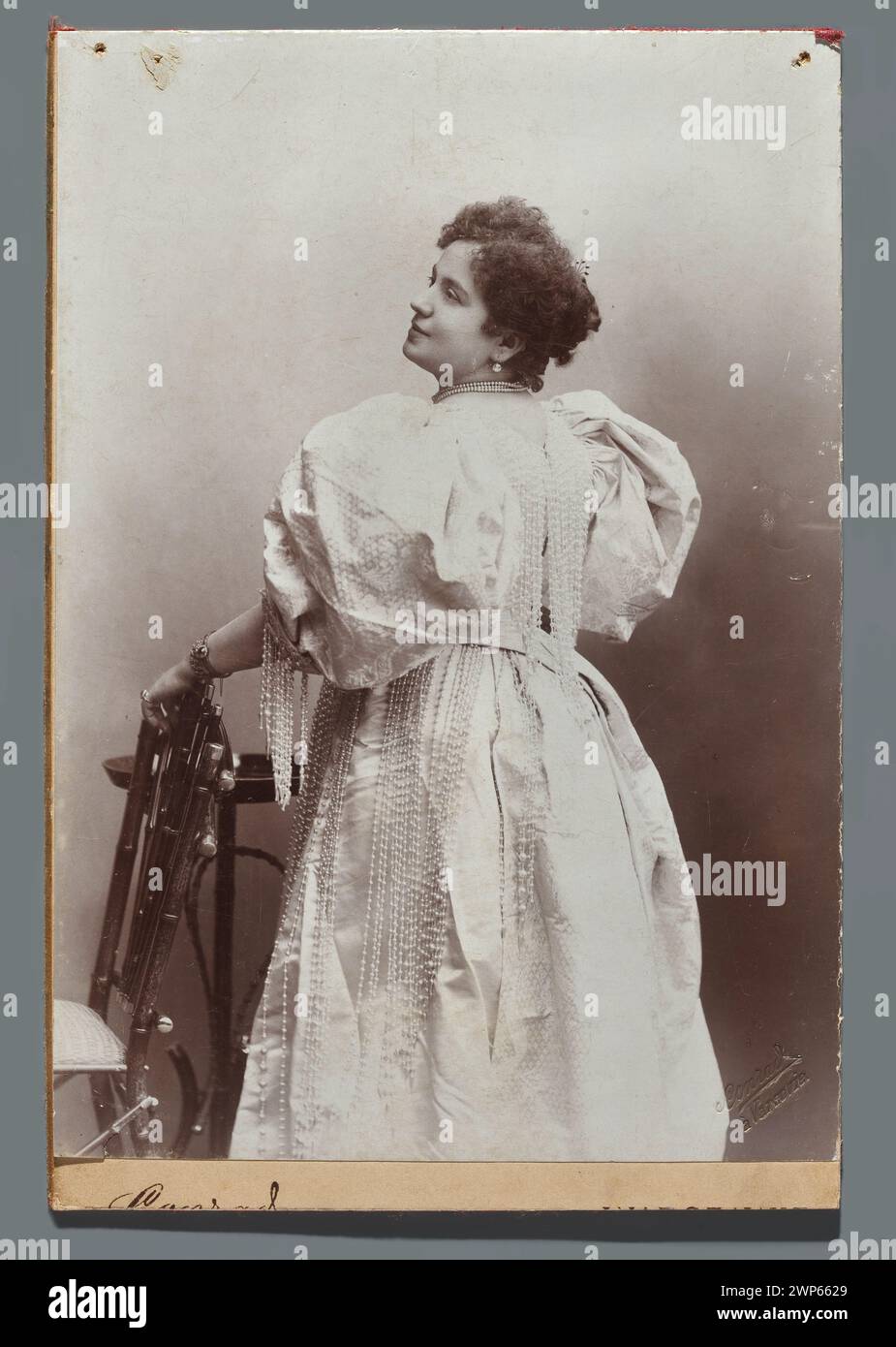 Portrait of a woman (a standing character, from you); Conrad (Warsaw ...