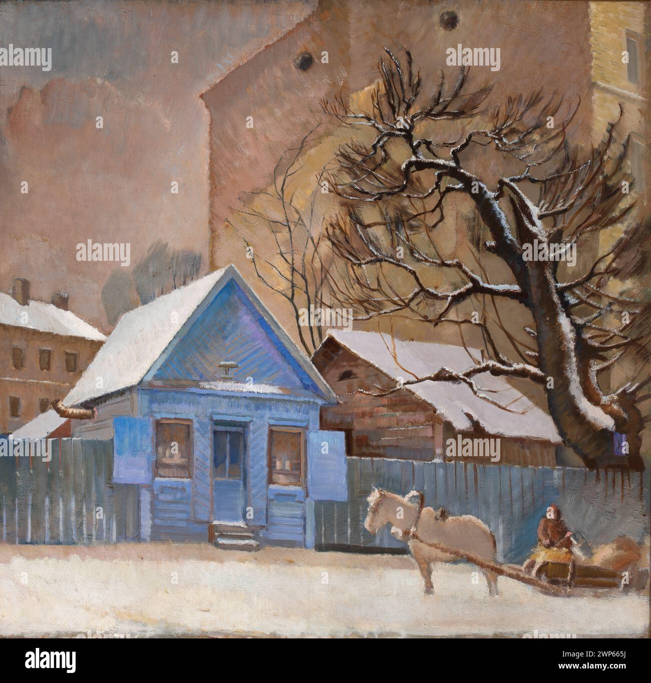 Blue Winter House; Rouba, Micha (1893-1941); around 1930 (1930-00-00 ...