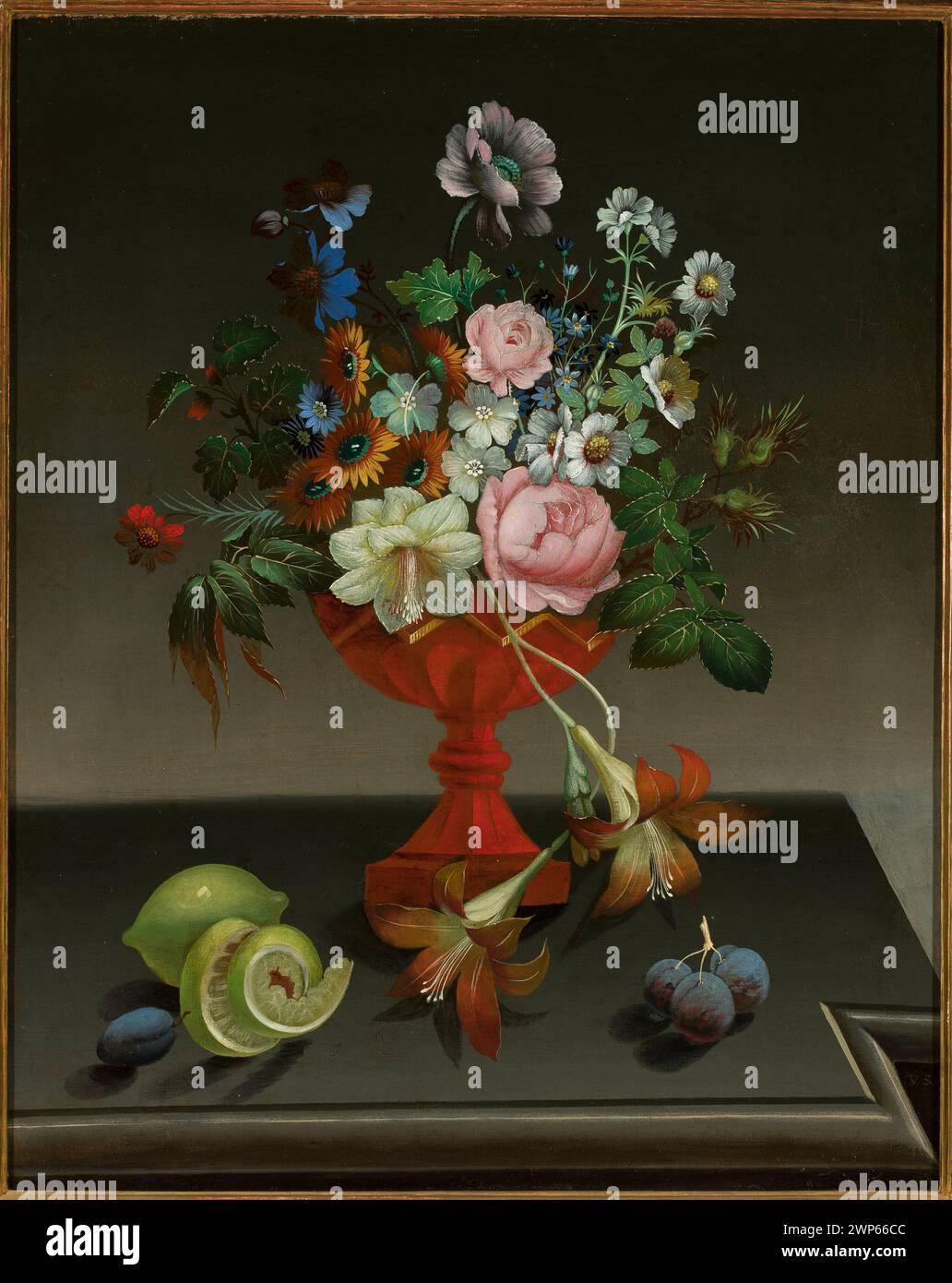 Vase of flowers painting 18th century hi-res stock photography and ...