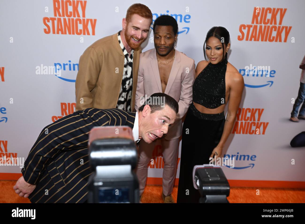 Andrew Santino, Jermaine Fowler, Lex Scott Davis and John Cena Stock ...