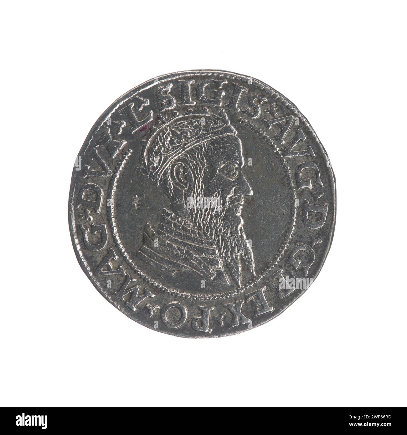 Depiction of the Lithuanian four coin issued under King Zygmunt II ...