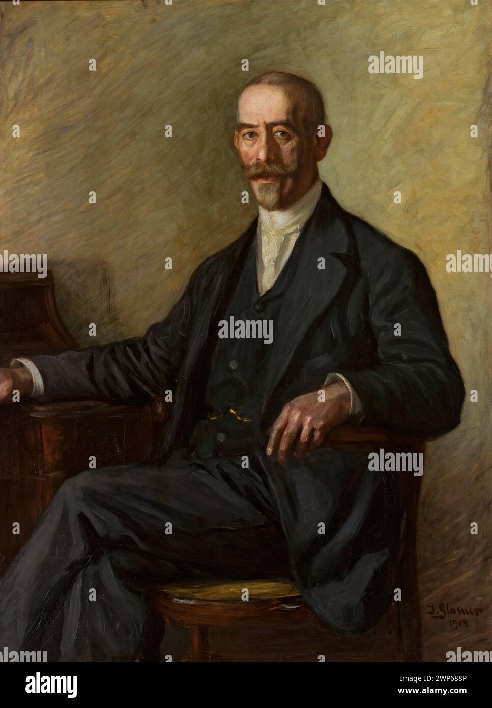 Portrait of M Czyzna; Glasner, Jakub (1879-1942); 1904 (1904-00-00-1904 ...