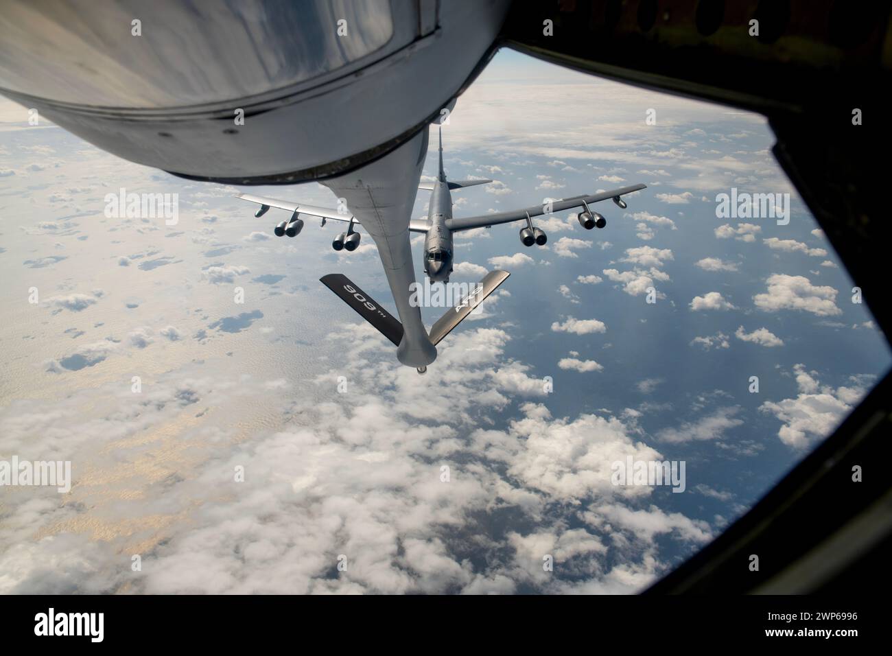 A B-52H Stratofortress assigned to the 5th Bomb Wing, Minot Air Force ...