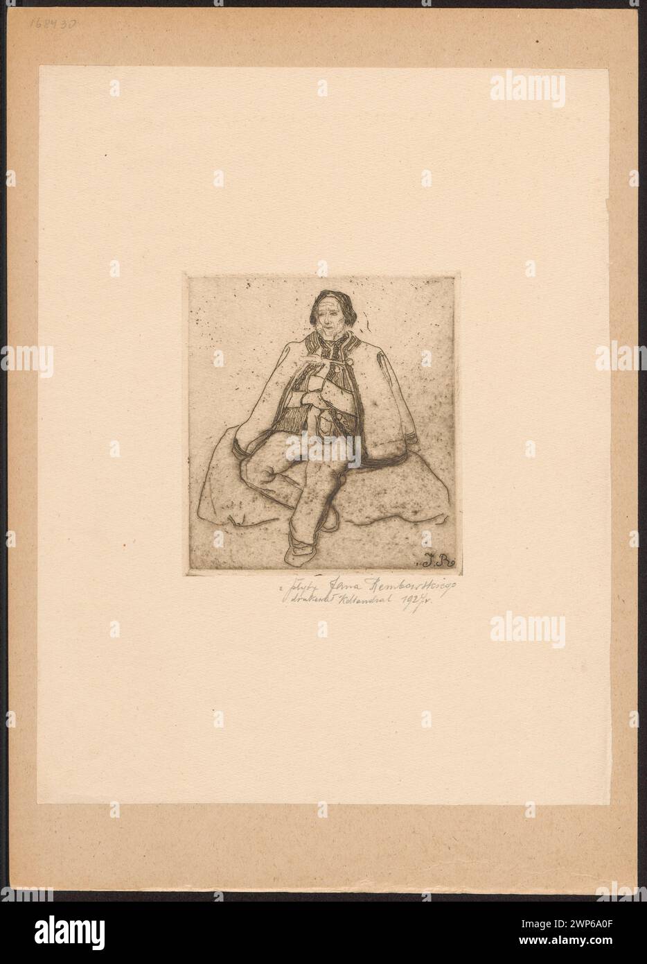 Highlander sitting on the rock; Rembowski, Jan (1879-1923), Mondral ...
