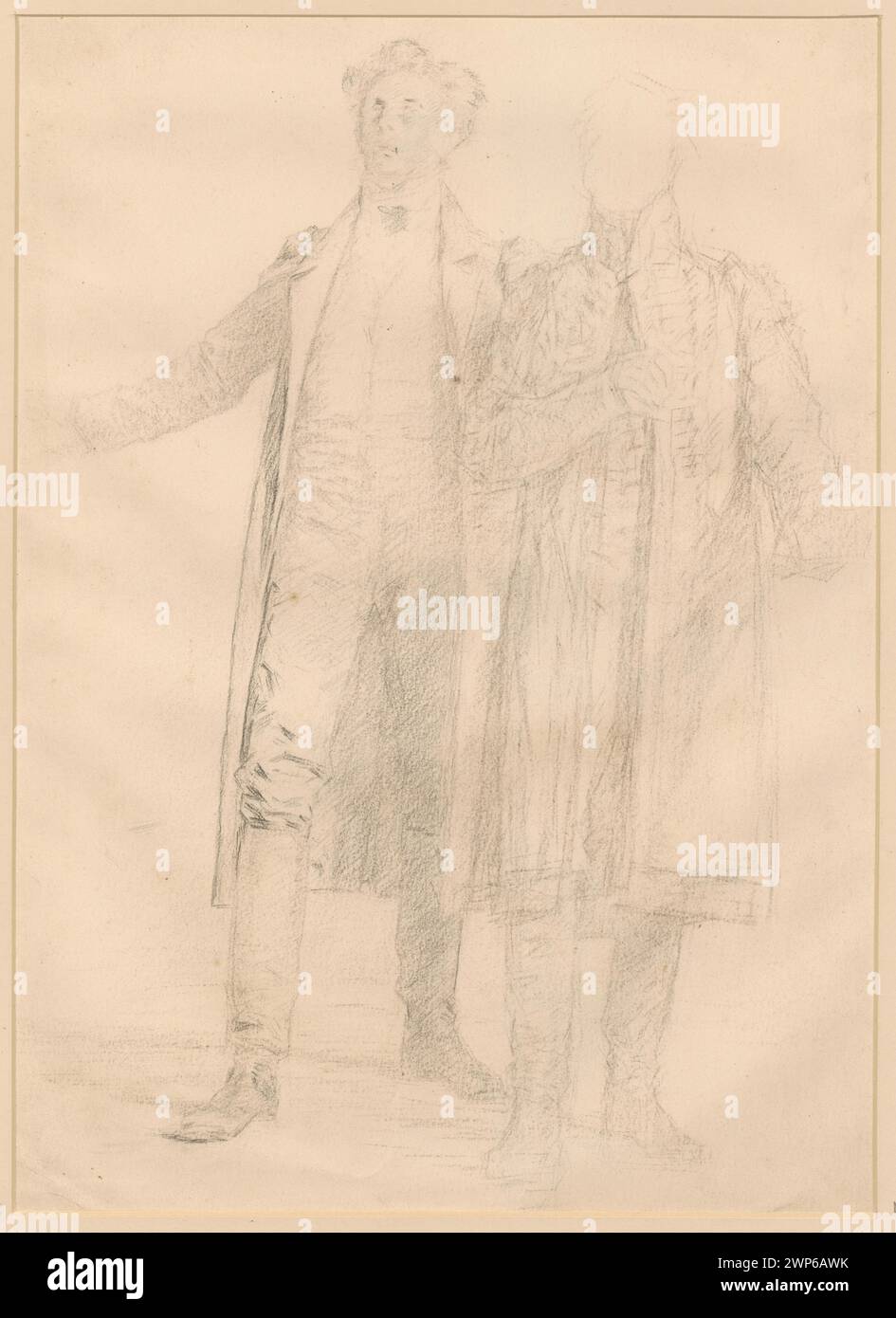 Depiction of two men in hi-res stock photography and images - Alamy