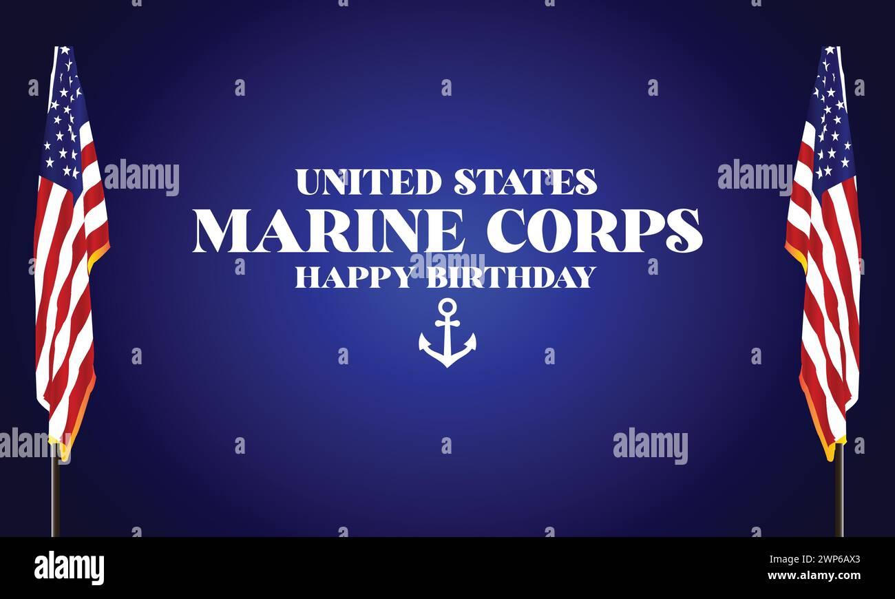 Marines birthday Stock Vector Images - Alamy