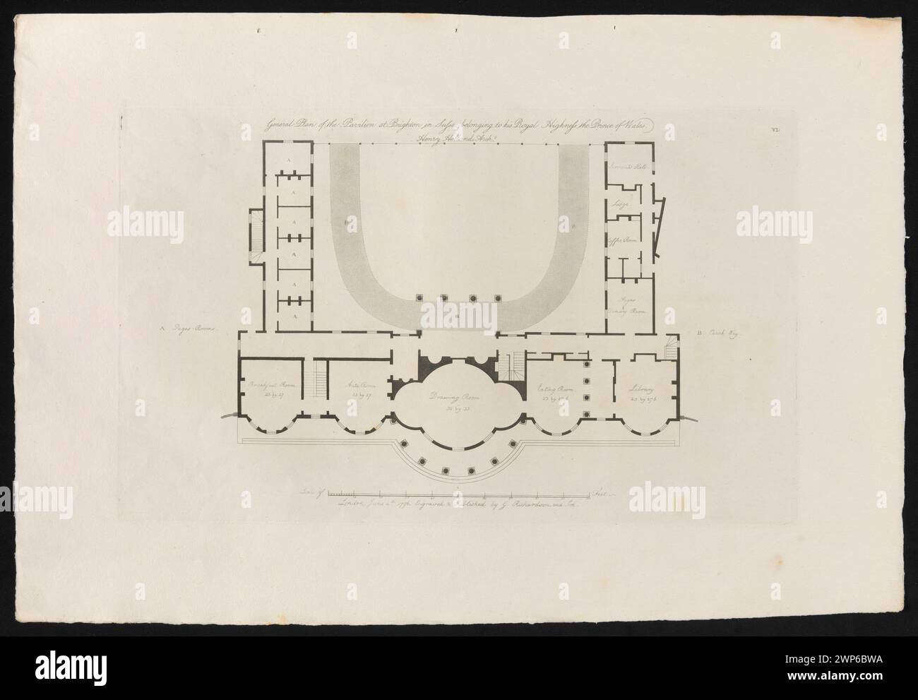 Royal pavilion brighton plan hi-res stock photography and images - Alamy