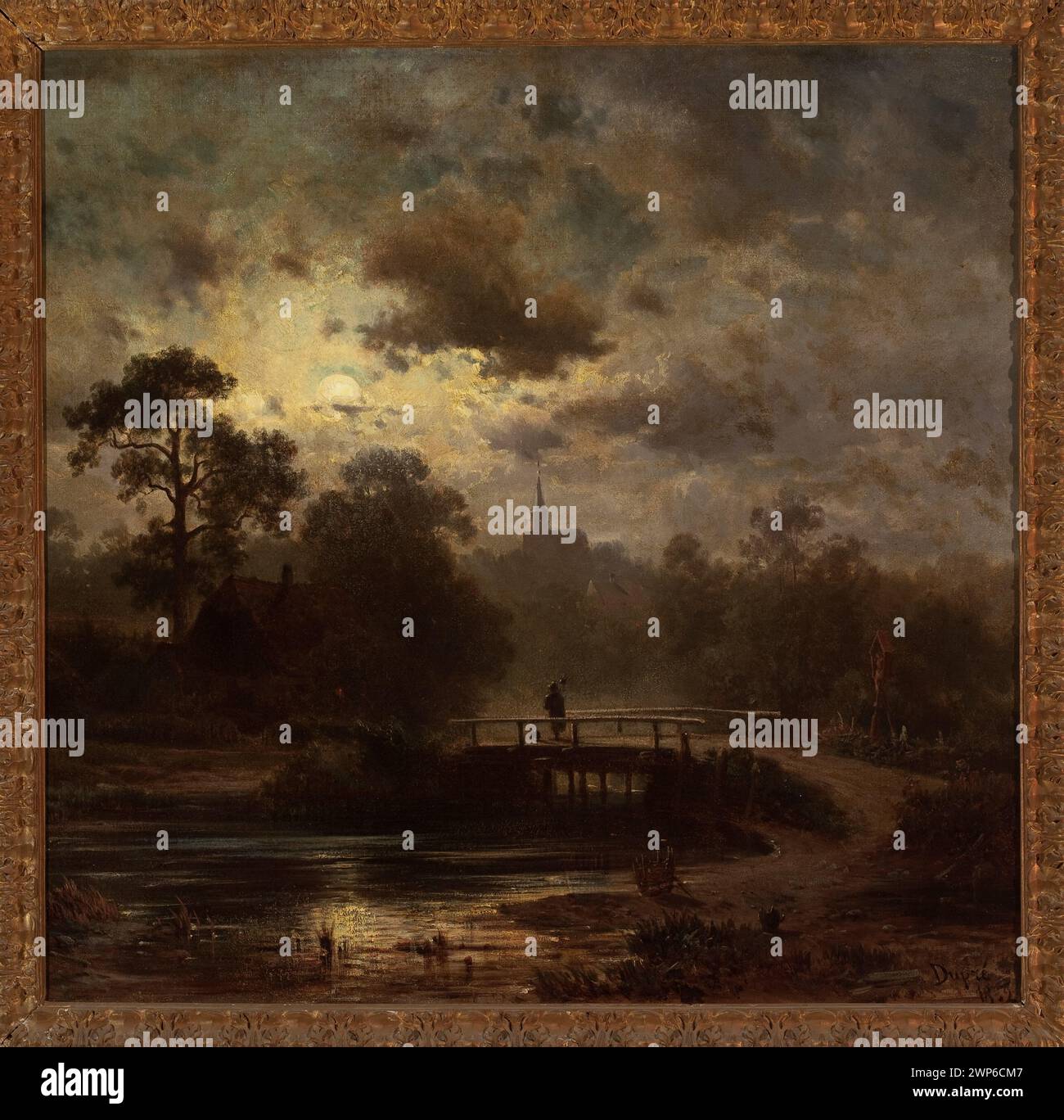 Landscape at the priest's village; Dupré, Jules (1811-1889); 1852 (1852 ...
