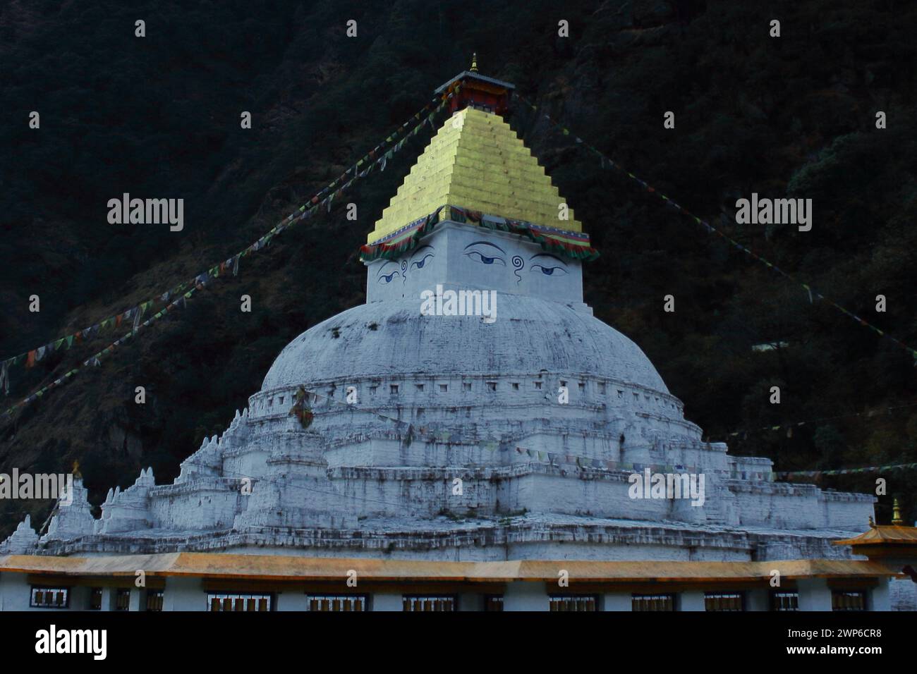 famous gorsam chorten, historic place and popular tourist destination ...