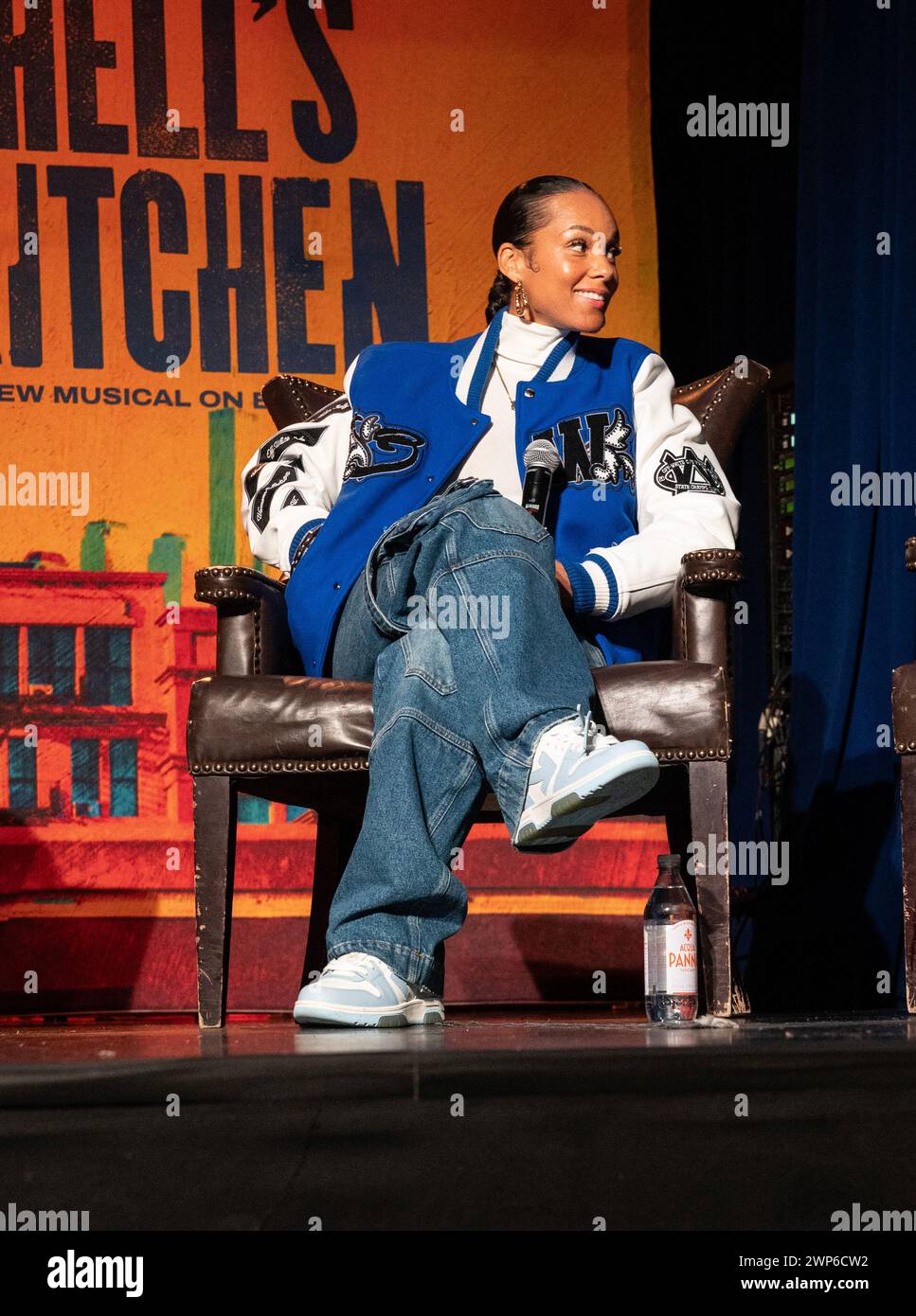 Alicia Keys attends panel and photo opportunity for upcoming musical ...