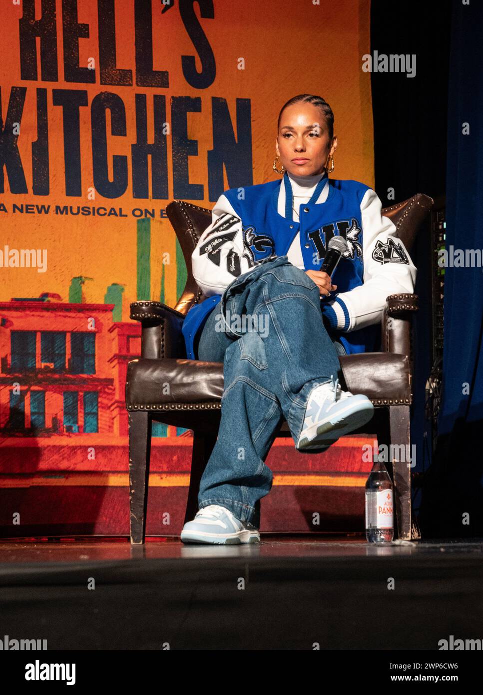 Alicia Keys attends panel and photo opportunity for upcoming musical ...