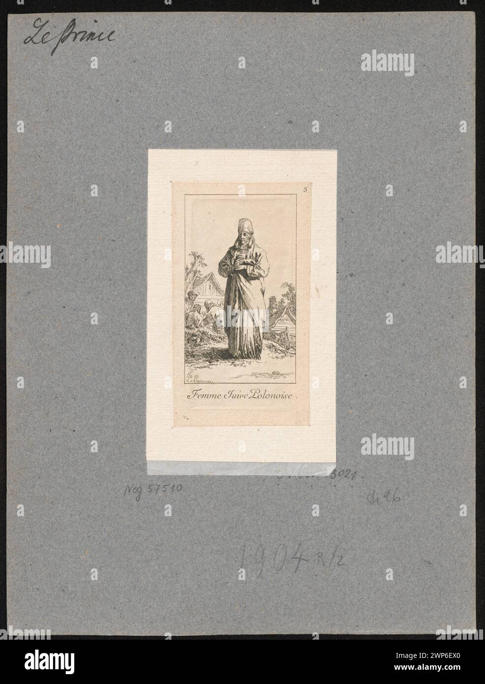 Femme juive polonoise; Le Prince, Jean-Baptiste (1734-1781); 1765 (1765 ...