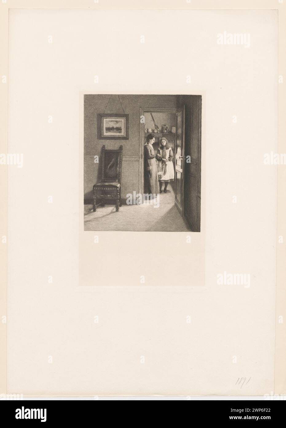 La Rentrée du Marché; Jasi Ski, Feliks Stanis AW (1862-1901), Lobre ...