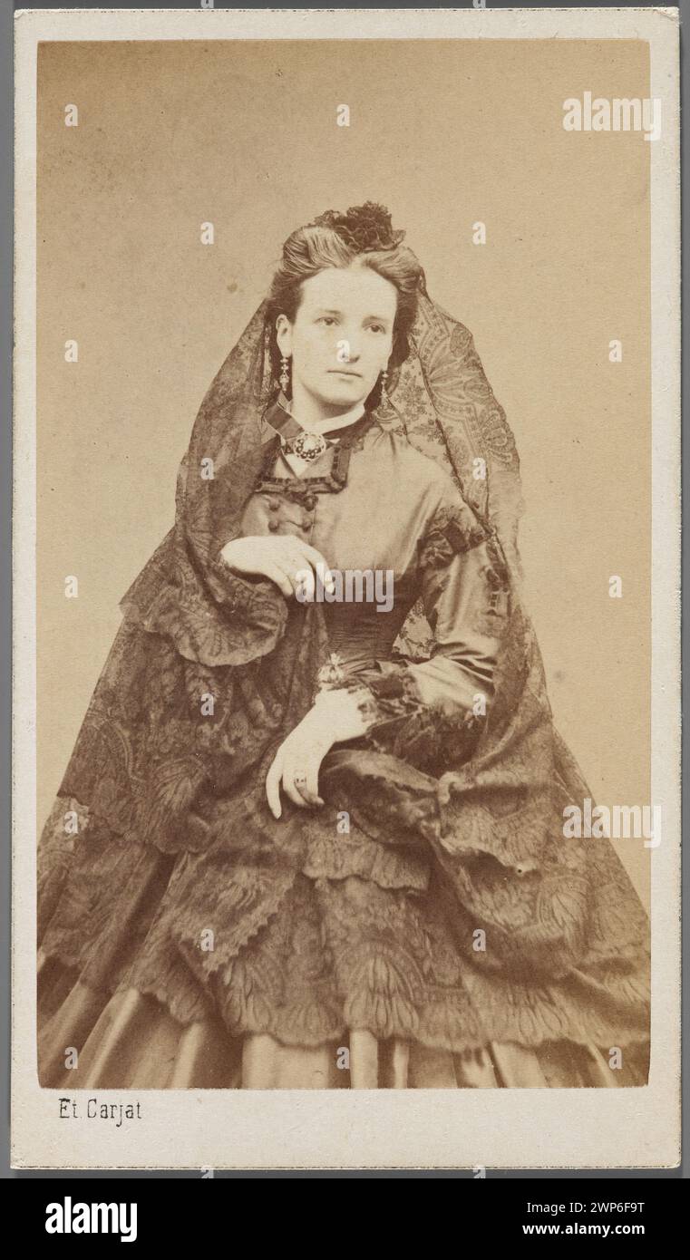 Photograph of Maria de Bonneval from Gerlicz (born 1841) taken around ...