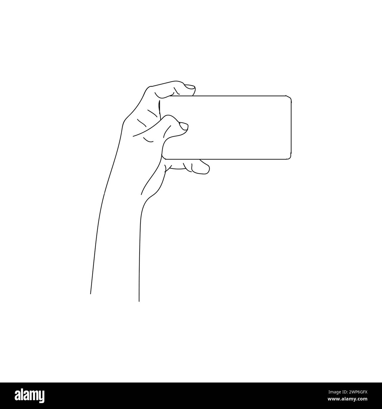 Hand vector art hi-res stock photography and images - Alamy