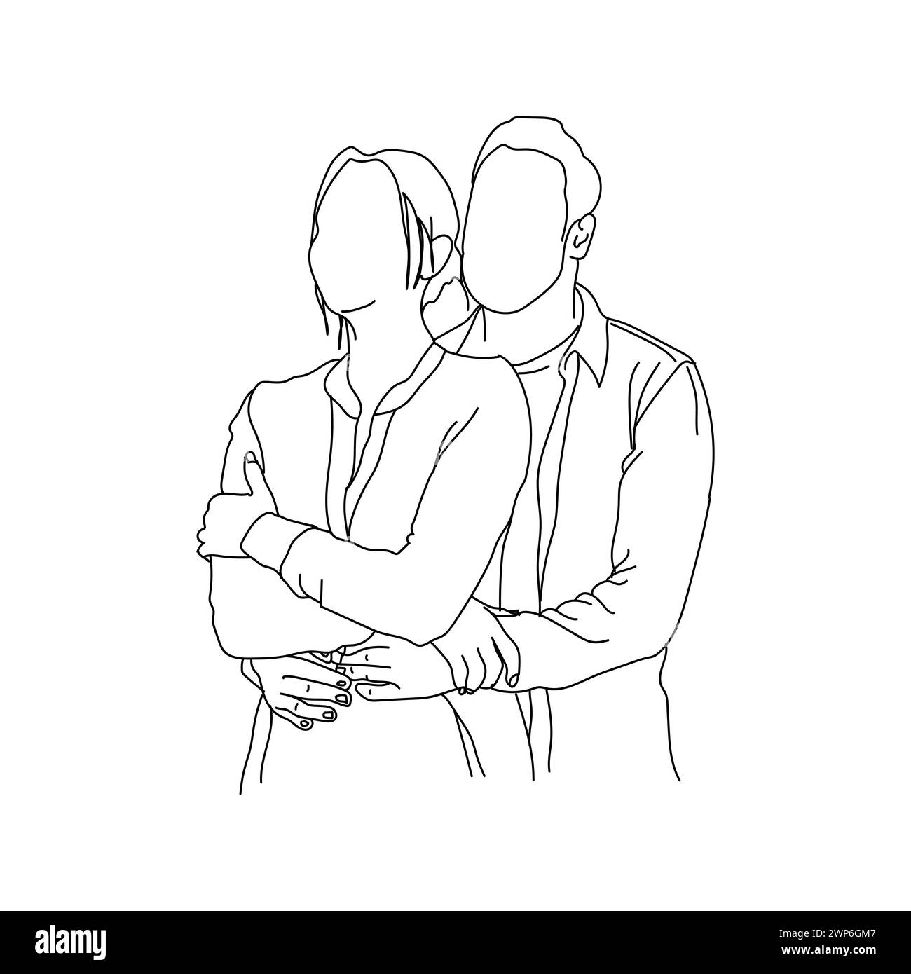 vector line art in white bacground Stock Vector Image & Art - Alamy