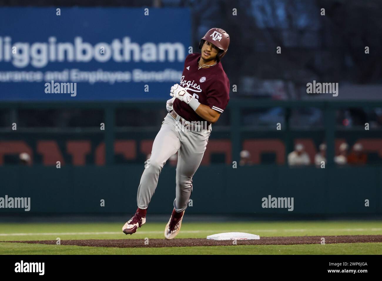 AUSTIN, TX - MARCH 05: Texas A&M outfielder Braden Montgomery (6 ...