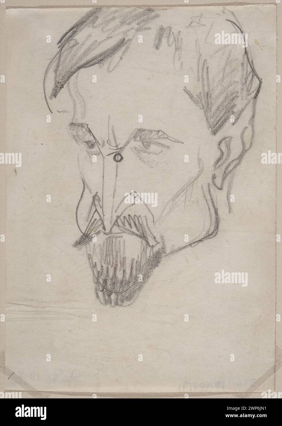 Caricature of Adam Grzyma Y-Sedlecki; Sichulski, Kazimierz (1879-1942 ...