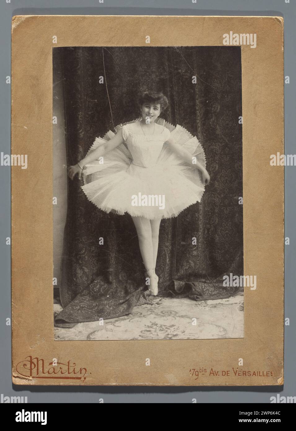 Portrait of a ballerina in a stage costume (the whole character in the ...