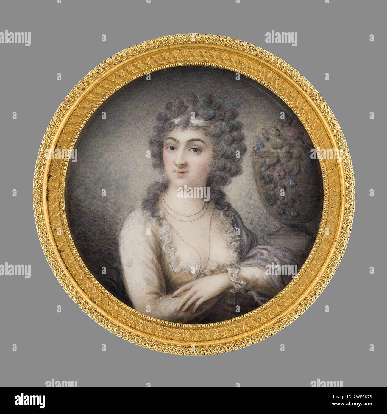 Portrait of a woman en grisaille; Kosiak Ski, Józef (1753-1821); 1797 ...