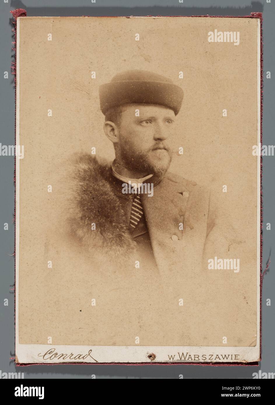 Portrait of Józef Ryszkiewicz (1856-1925), painter (bust); Conrad ...