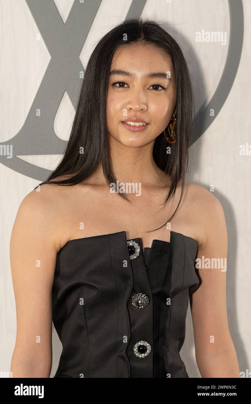 Paris, France. 05th Mar, 2024. Mitsuki Kimura attends the Louis Vuitton Womenswear Fall/Winter ...