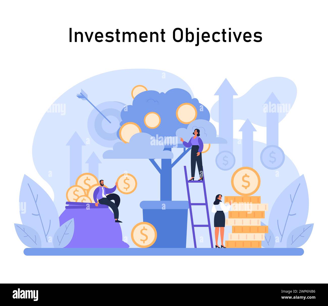 Investment objectives concept. Strategic financial planning for growth ... Investment objectives concept. Strategic financial planning for growth ...