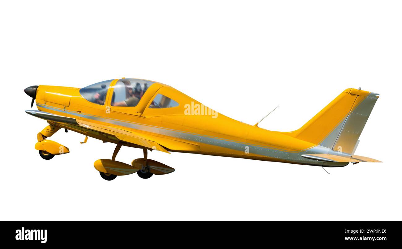 Sport aircraft isolated Stock Photo - Alamy