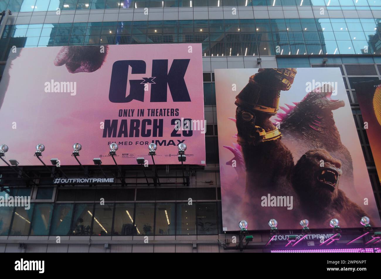 New York, United States. 05th Mar, 2024. A billboard for the upcoming ...