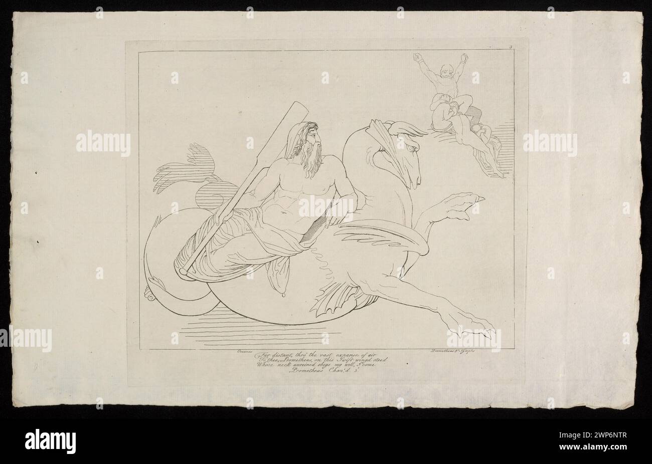 Okeanos arrives in Prometheus; Flaxman, John (1755-1826), Pyrola, Tomasso (1750-1824); XIX (1801 ...