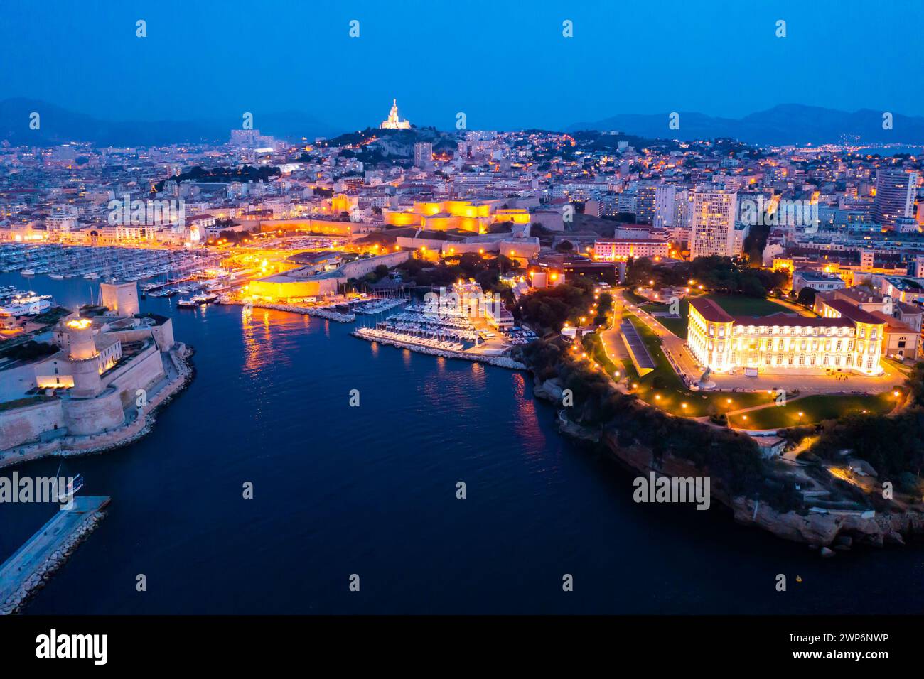 Marseille residential aerial hi-res stock photography and images - Alamy