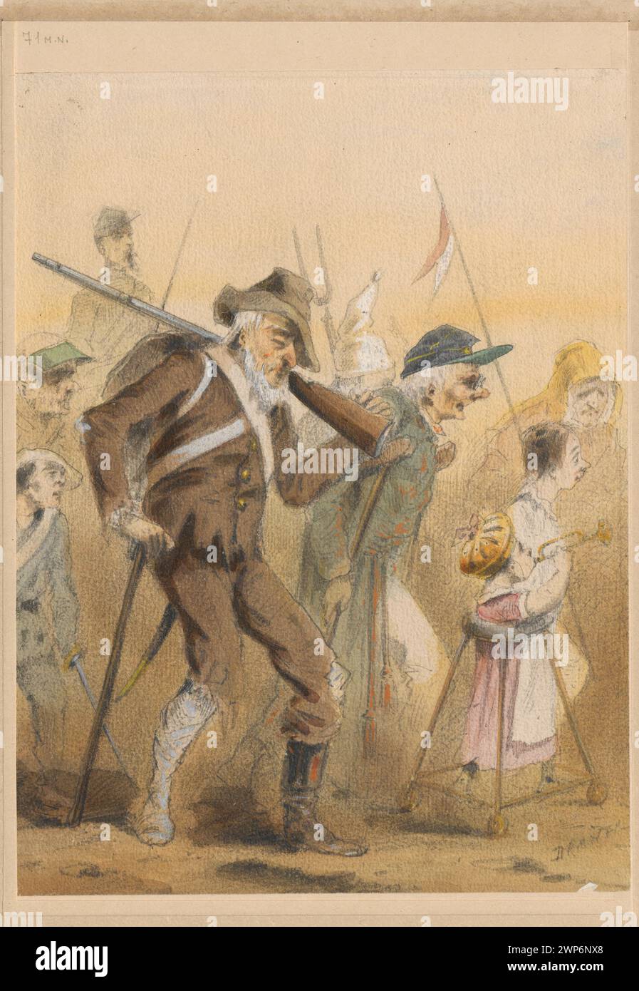 Craft procession; Drner (1833-1926); around 1870 (1865-00-00-1875-00-00 ...