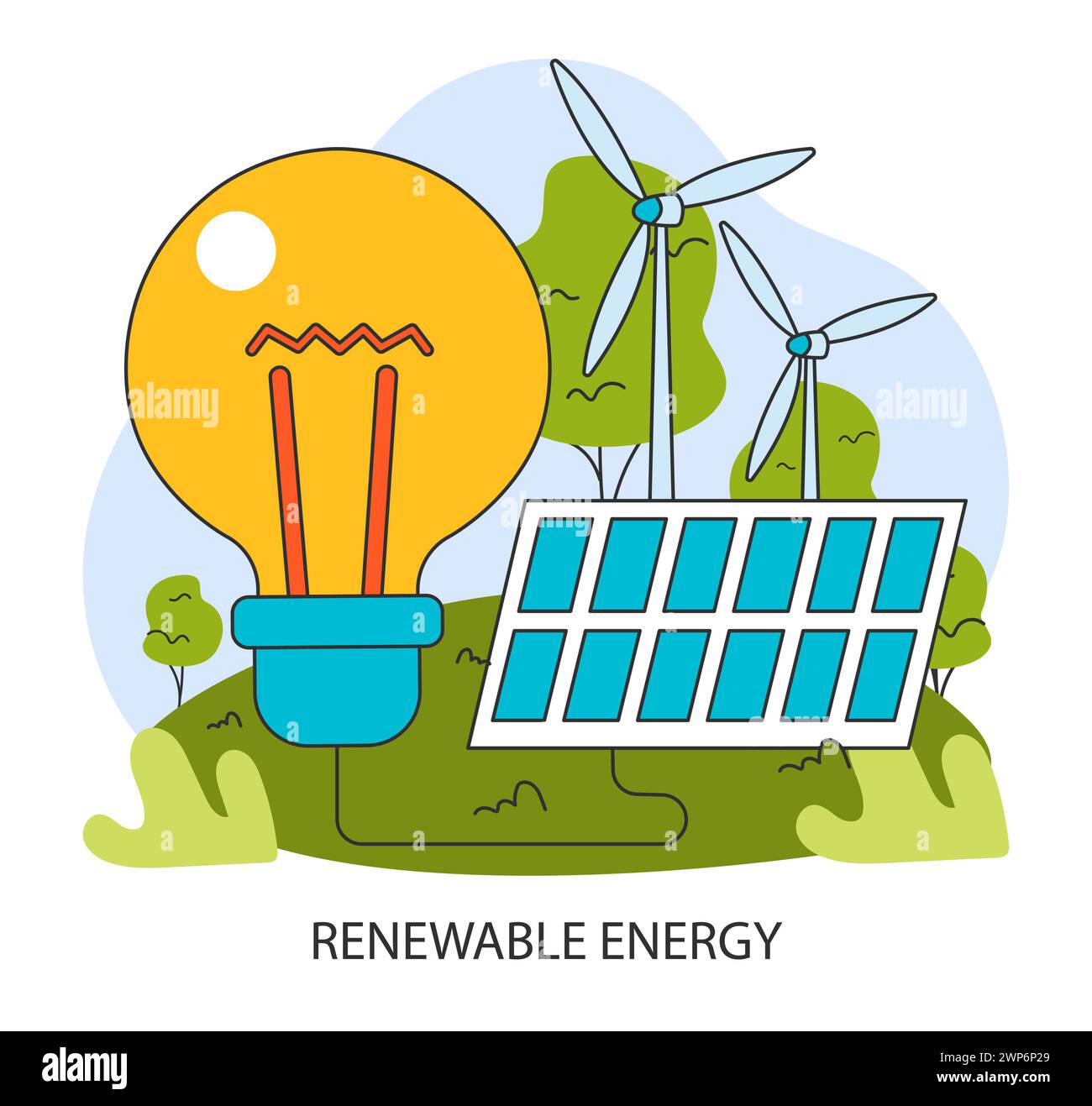 Renewable Energy Solar Panel Clean Energy Solar Wind Electricity