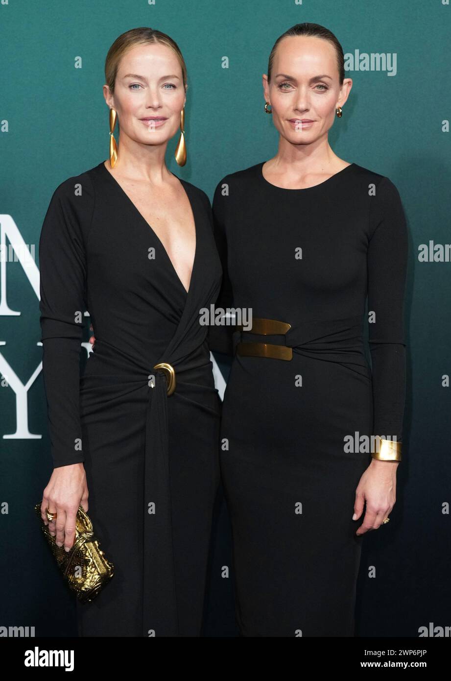 Carolyn Murphy, left, and Amber Valletta arrive at the TIME Women of ...