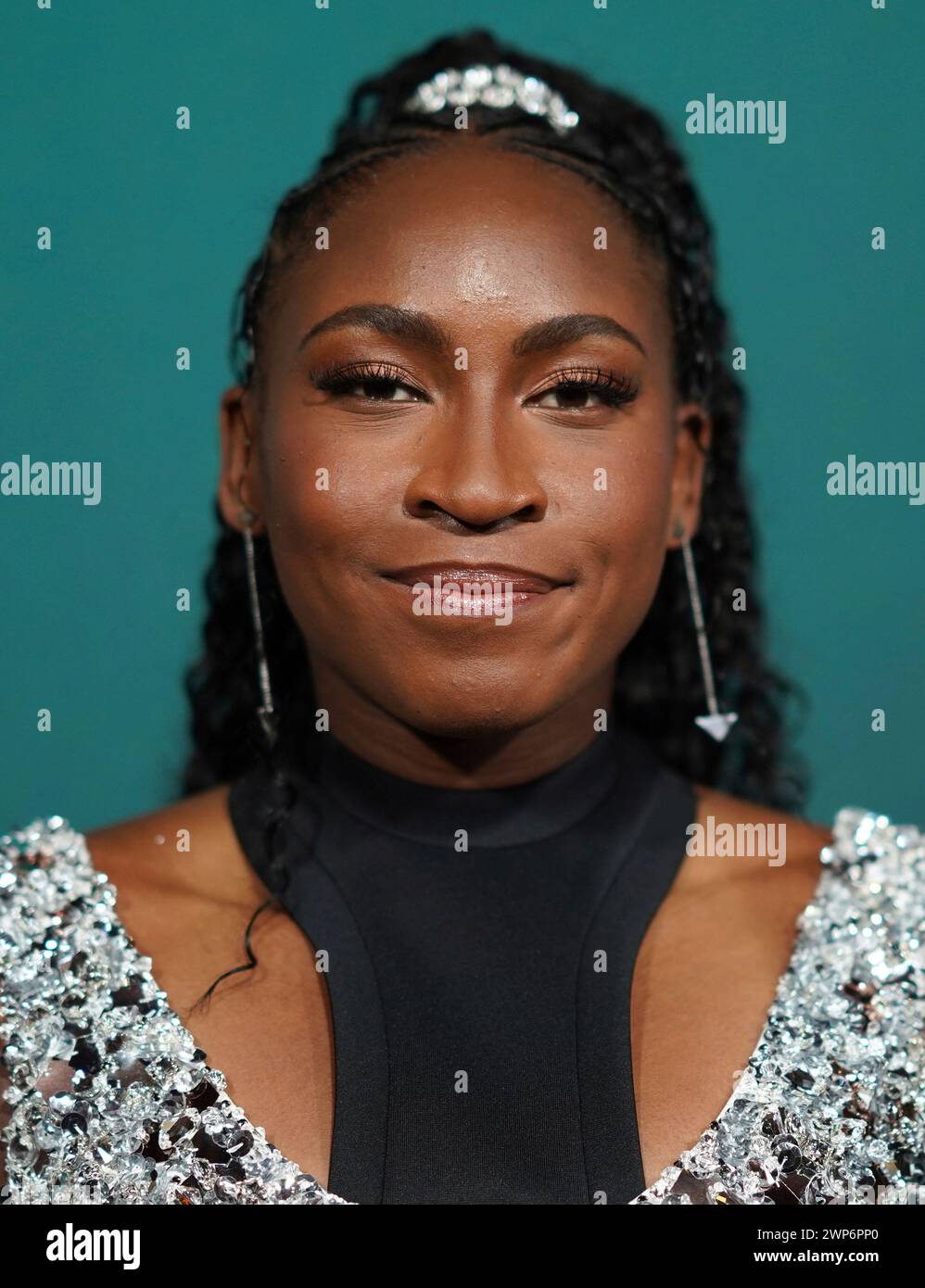 Coco Gauff arrives at the TIME Women of the Year Gala, Tuesday, March 5 ...