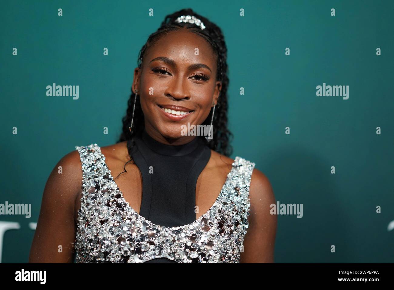 Coco Gauff arrives at the TIME Women of the Year Gala, Tuesday, March 5 ...