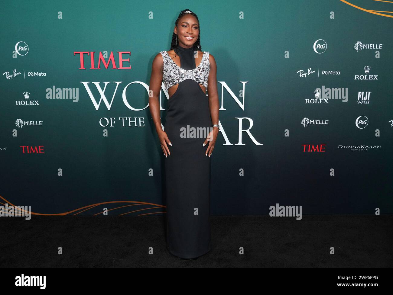 Coco Gauff arrives at the TIME Women of the Year Gala, Tuesday, March 5 ...