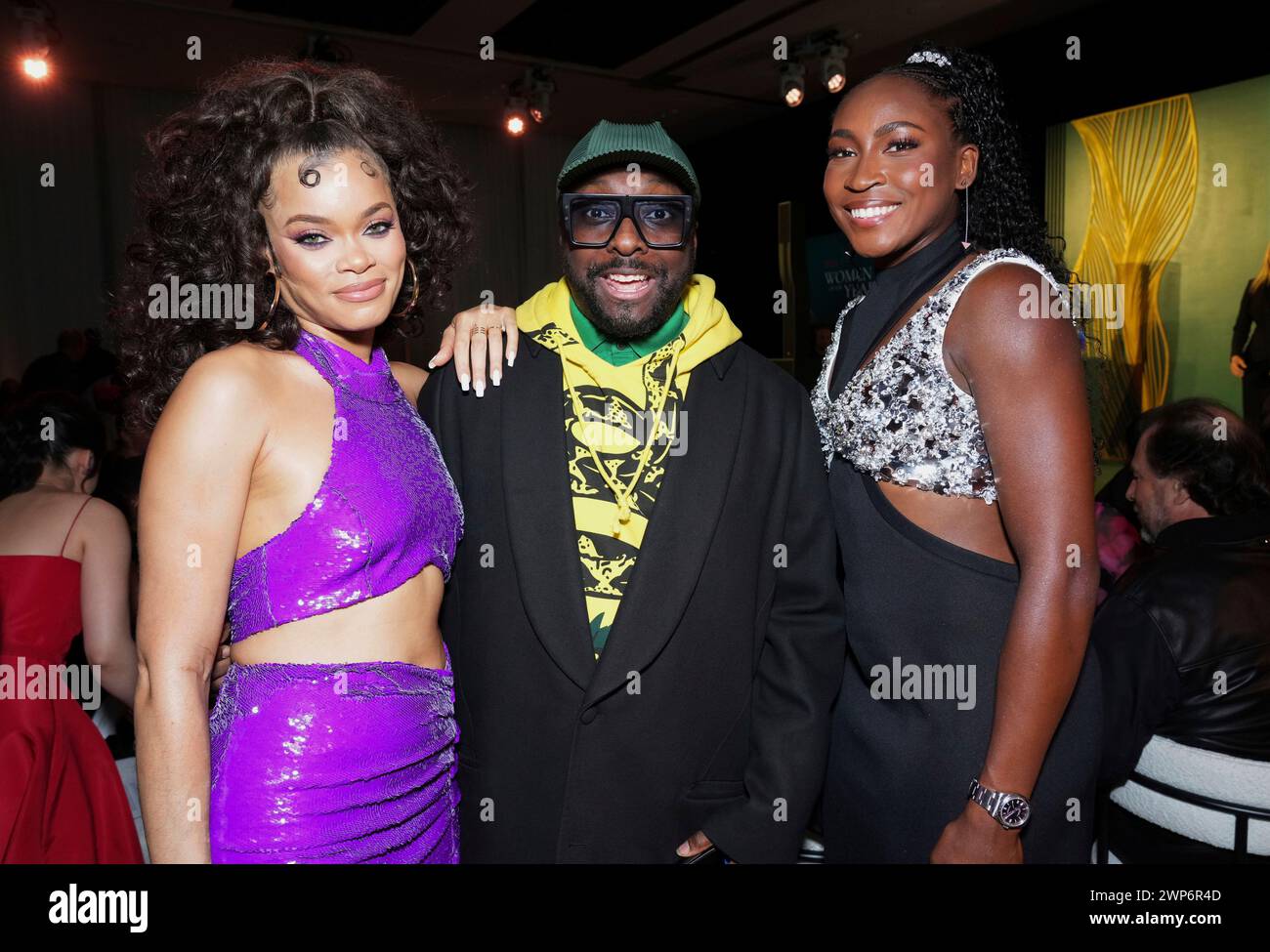 Andra Day, from left, will.i.am and Coco Gauff attend the TIME Women of ...