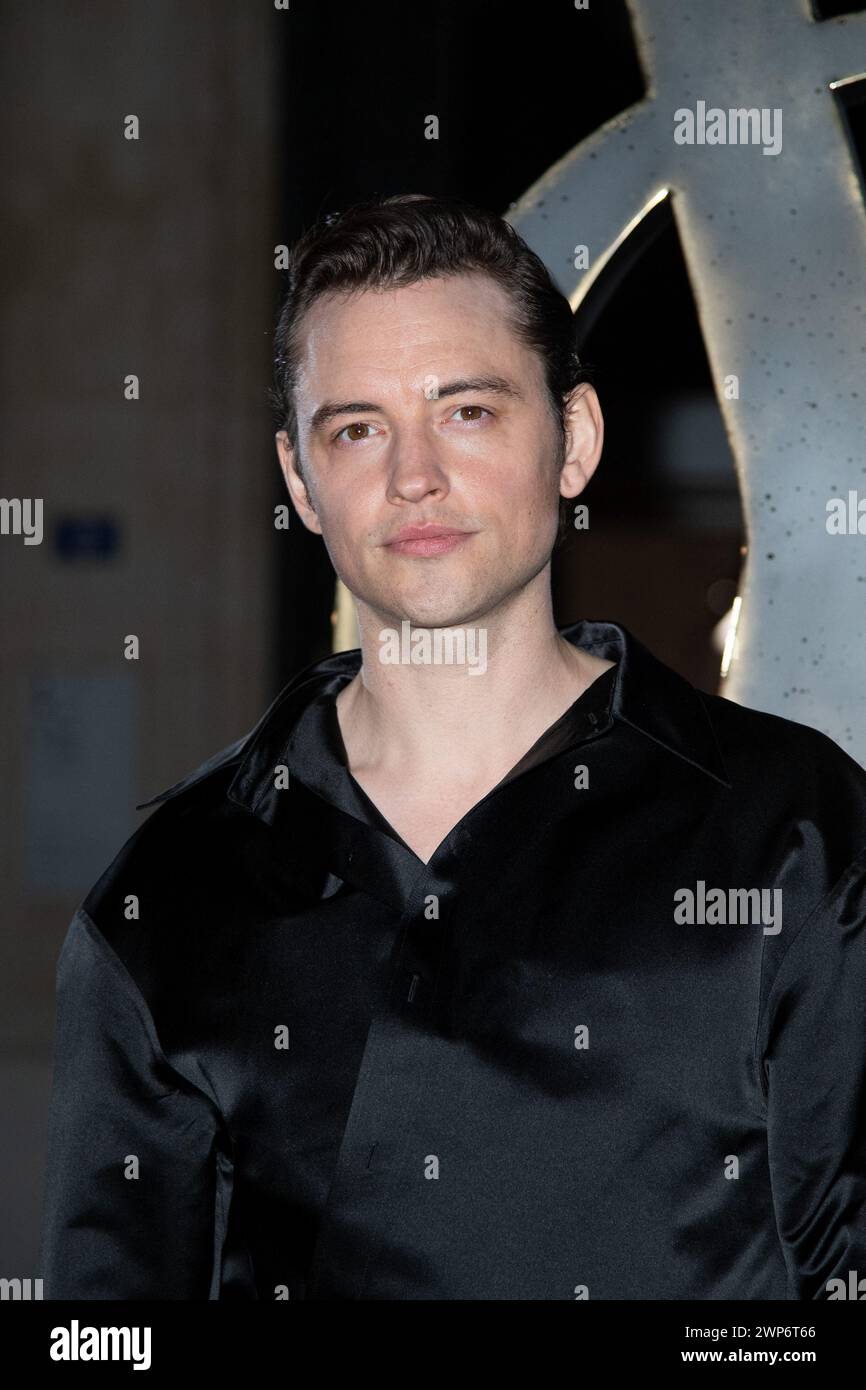 Paris, France. 05th Mar, 2024. Josh Whitehouse attending the Yves Saint ...