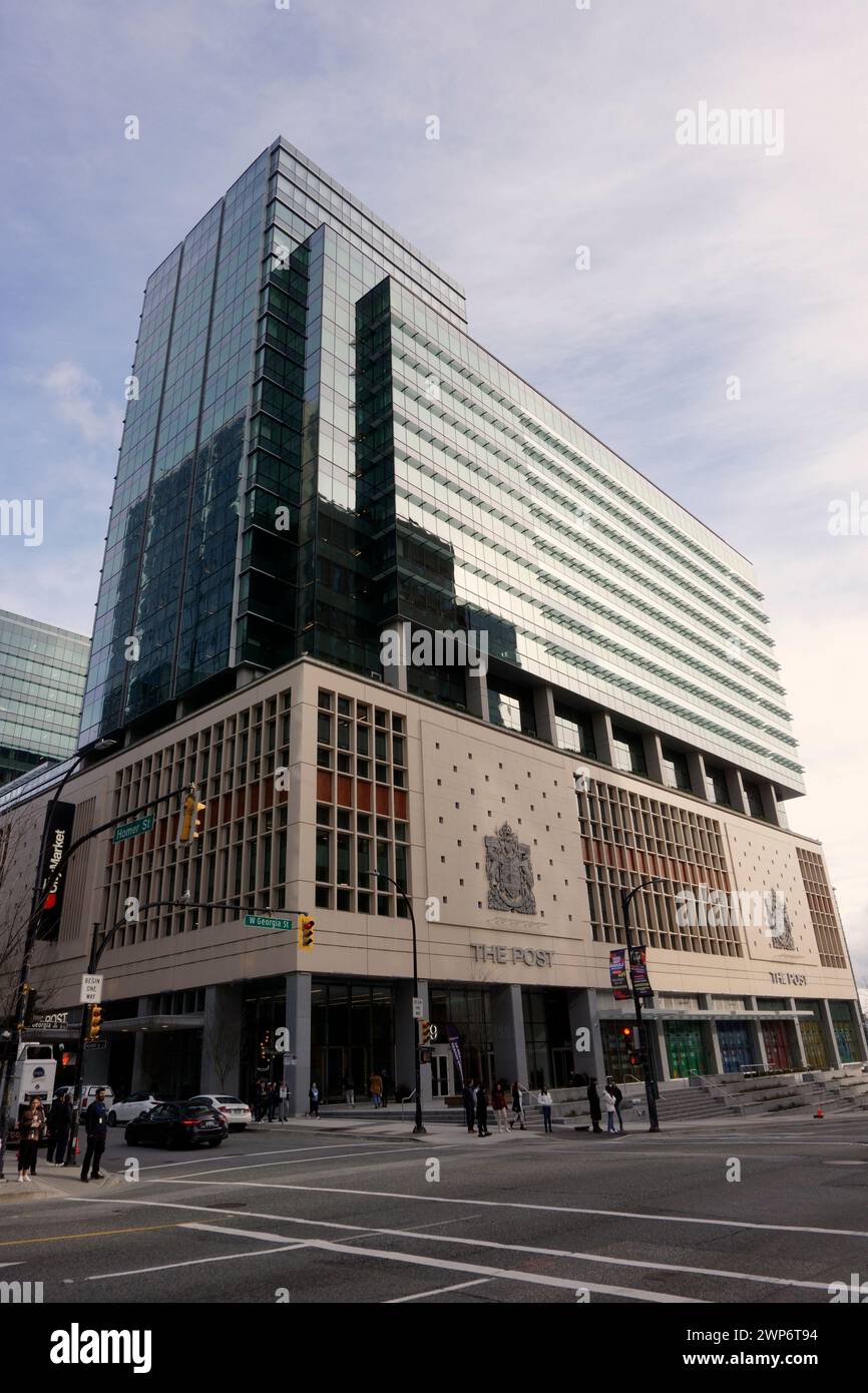 The Post building, the developed historical Canada Post office in ...