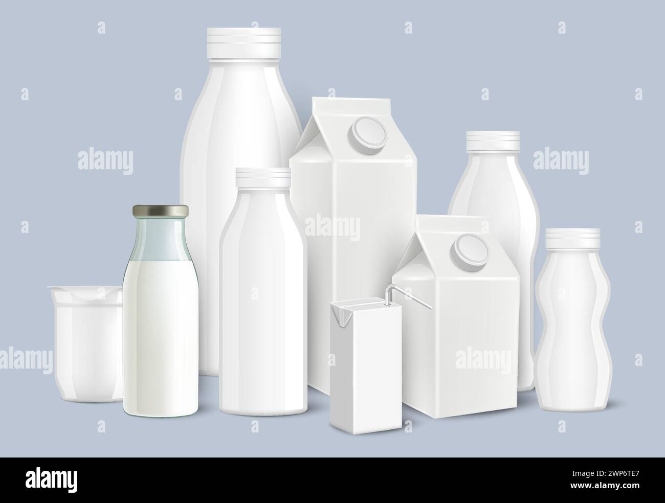 Natural mockup blank cardboard Stock Vector Images - Alamy