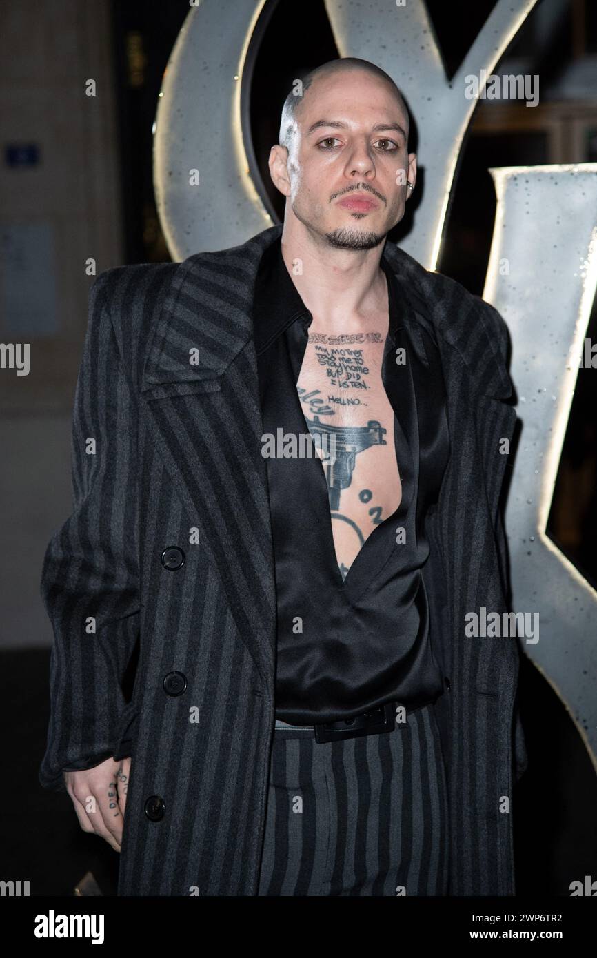 Paris, France. 05th Mar, 2024. Mitch Modes attending the Yves Saint ...