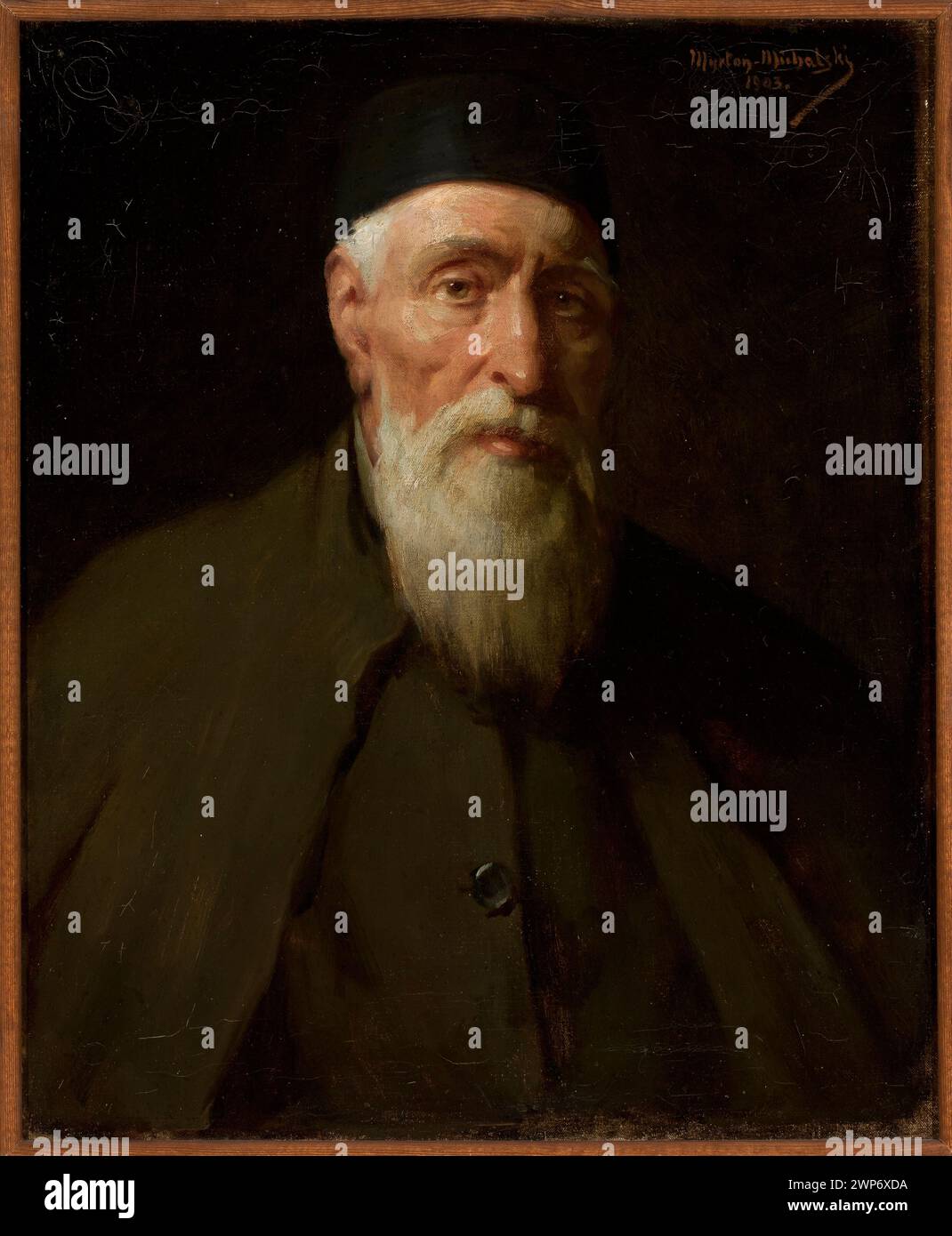 Portrait of an old man; Michalski-Myrton, Zygmunt Walenty (1861 cars 1864-1909); 1903 (1903-00 ...