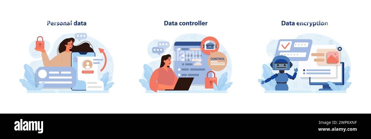 Padlock ensuring Stock Vector Images - Alamy