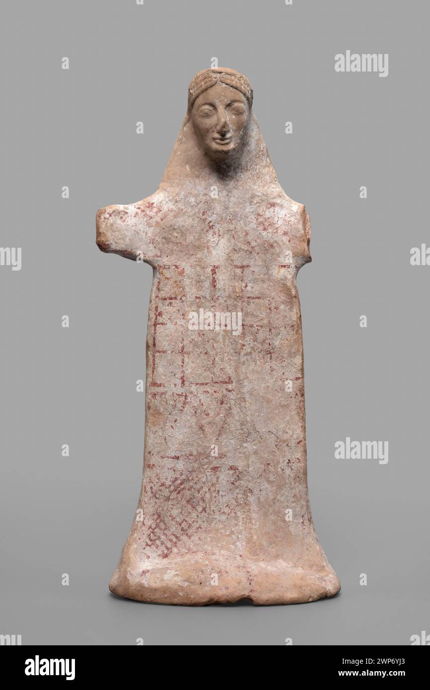 Small idol representing a peasant figure, dated around 550 BC ...