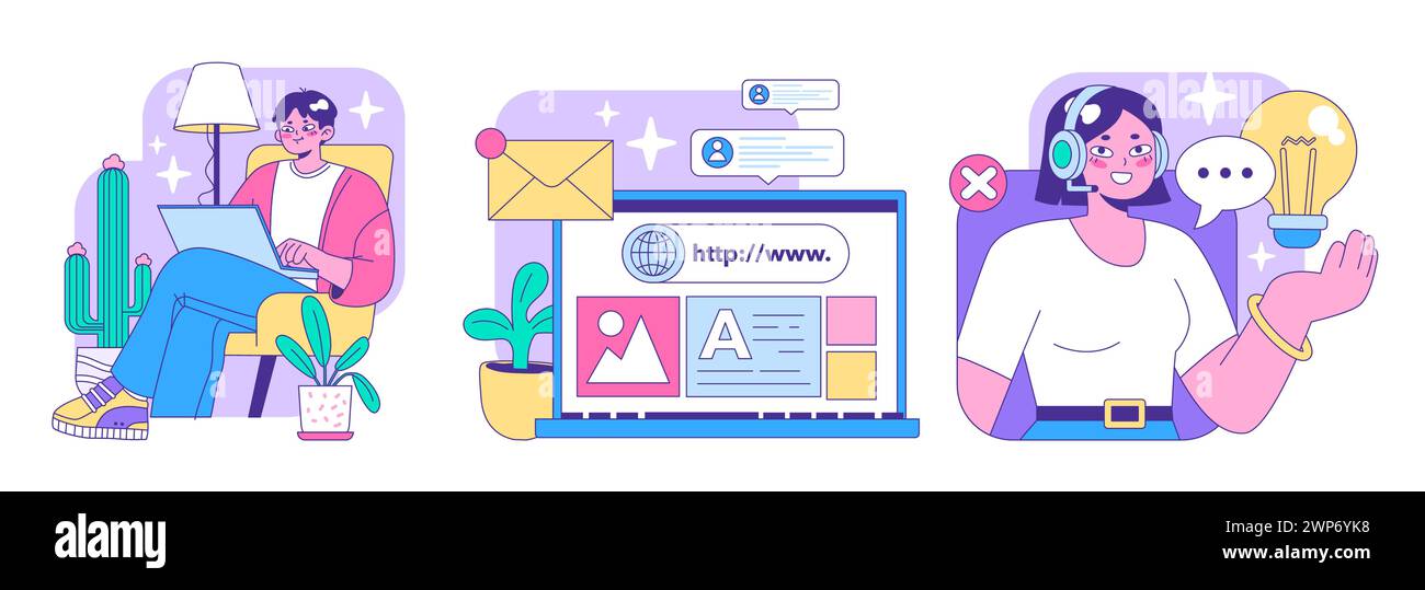 Workday comfort Stock Vector Images - Alamy