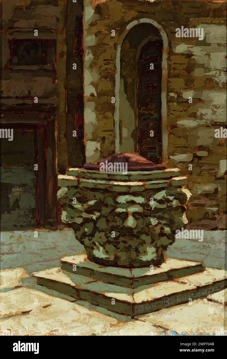 A well in Venice in a Bohuszewicz, Jan (1878-1935); 1929 (1929-00-00 ...
